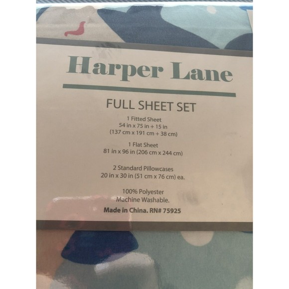 Harper Lane | Bedding | New Shark Tales 4pc Sheet Set Full Size ...